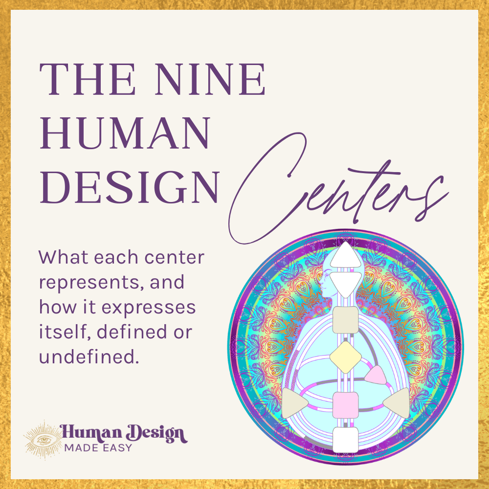 The 9 Human Design Centers: An Ultimate Guide